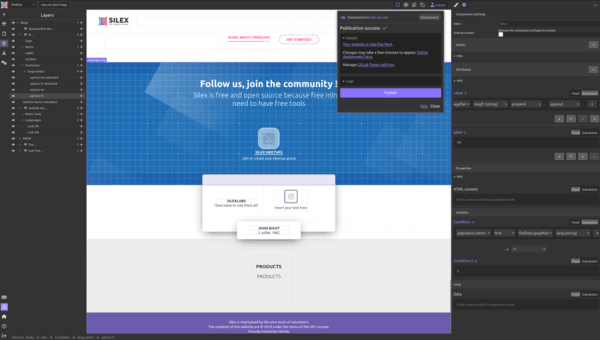 Visual Development: compare 4 no-code plateforms for your next website