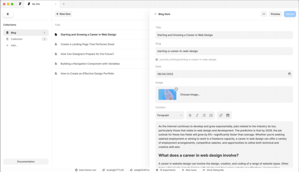Visual Development: compare 4 no-code plateforms for your next website